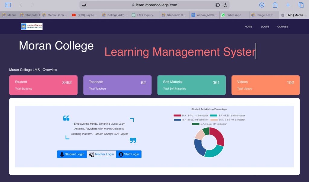 Students’ Corner – Moran College